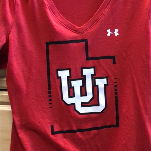 Under Armour | Tops | University Of Utah Tshirt | Poshmark